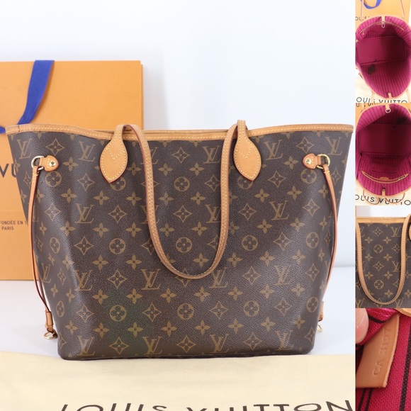 Louis Vuitton Neverfull Bag Pink Inside Purse | semashow.com